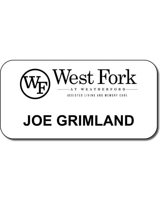 West Fork at Weatherford Nametag