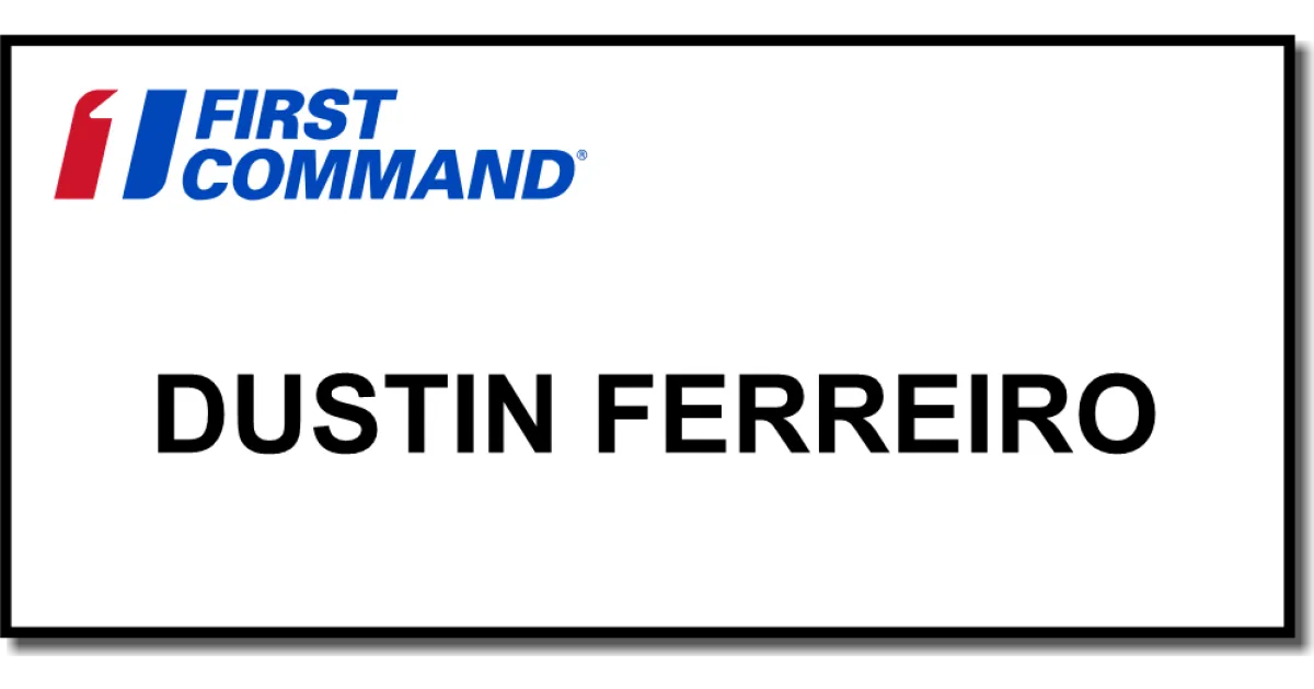 First Command Nametag