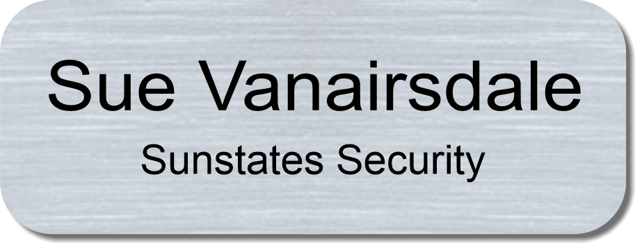Sunstates Security Nametags
